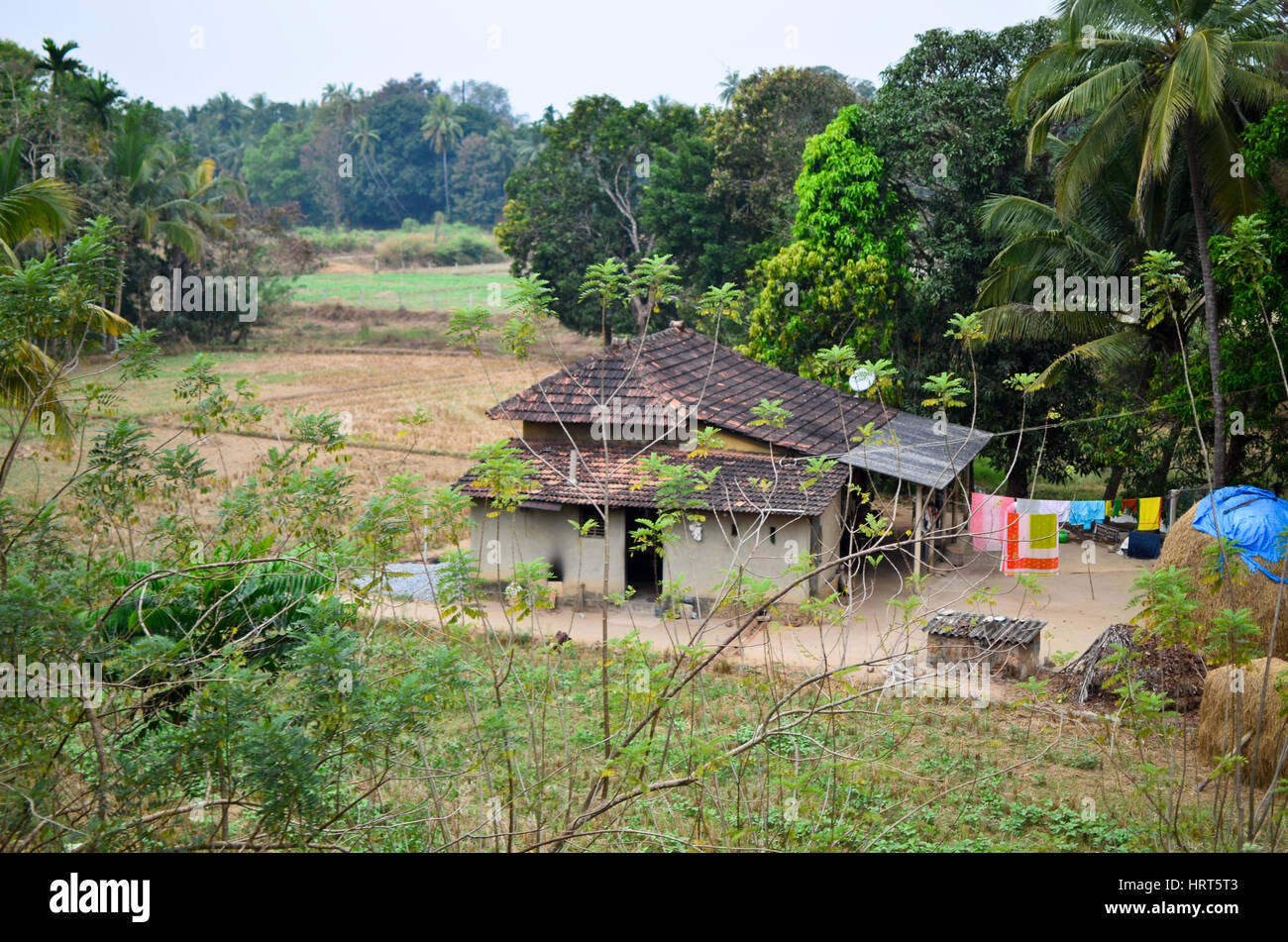Beautiful landscape of rural India. Scene captured during travel by ...