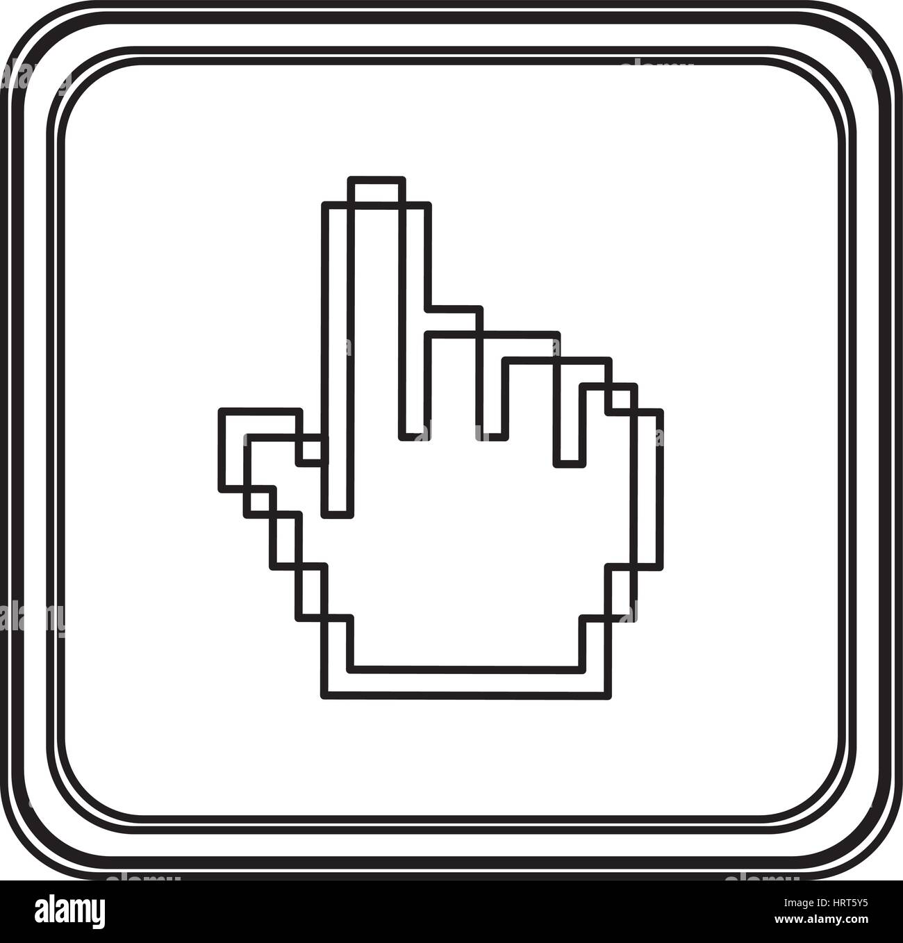 Mouse image with label Stock Vector Images - Alamy