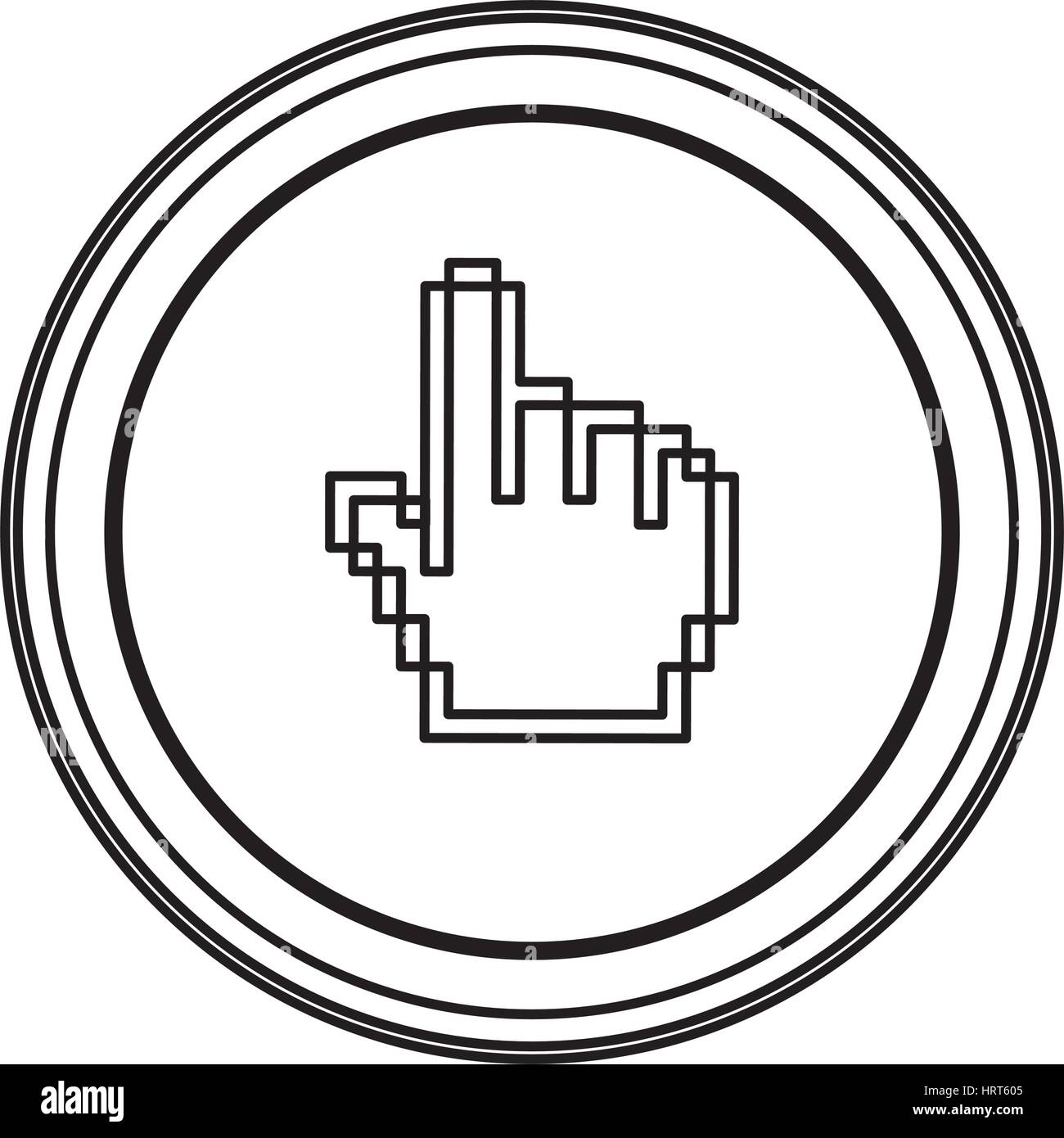 Mouse image with label Stock Vector Images - Alamy