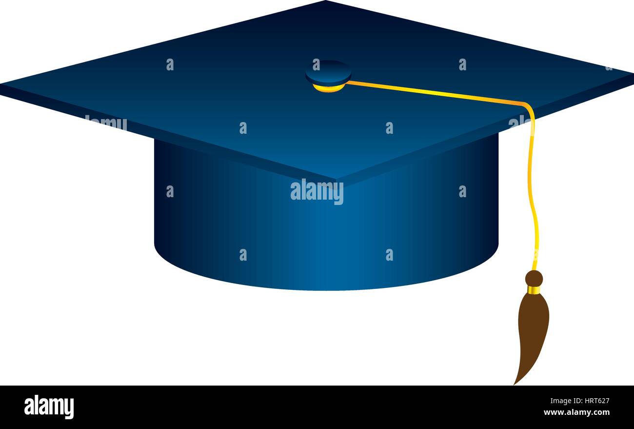 blue graduation hat icon Stock Vector Image & Art - Alamy