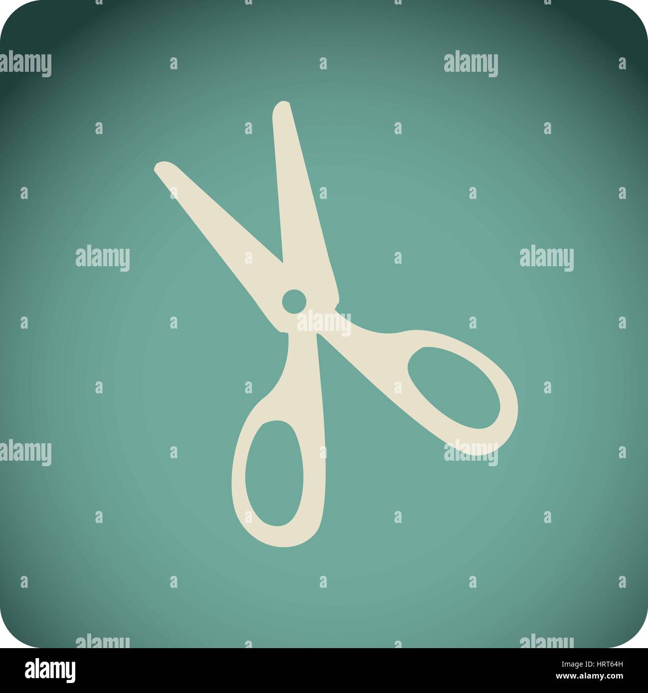 blue emblem scissors icon Stock Vector Image & Art - Alamy