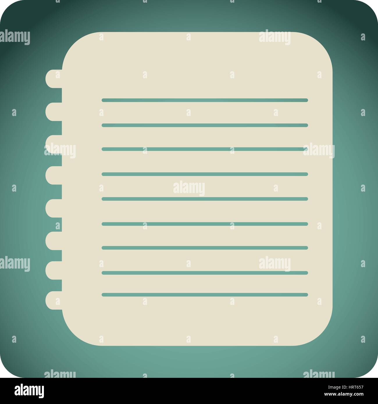 blue emblem notebook paper icon Stock Vector Image & Art - Alamy