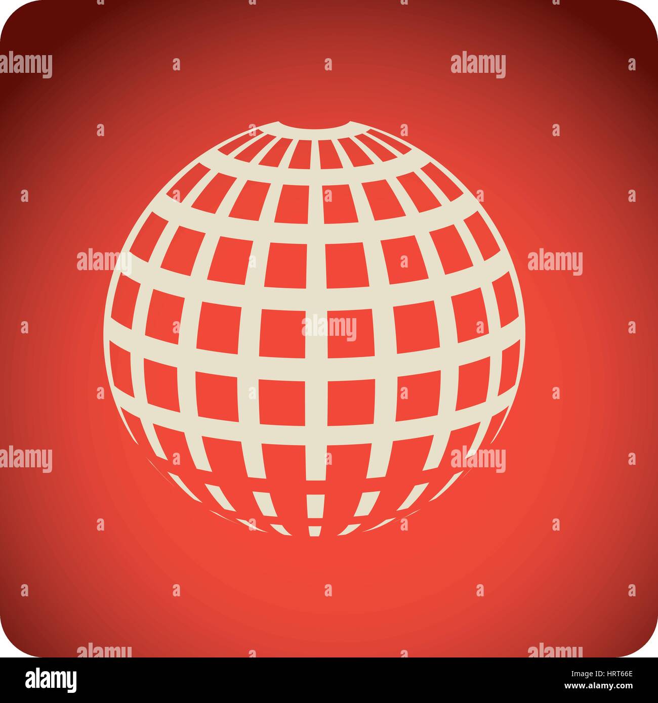 Globe map round earth logo vector image hi-res stock photography and ...