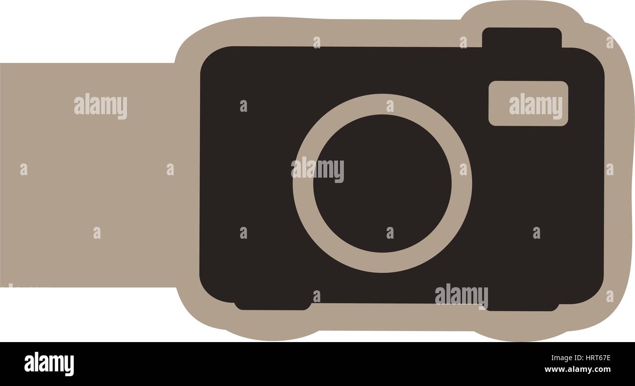 dark contour camera icon Stock Vector Image & Art - Alamy