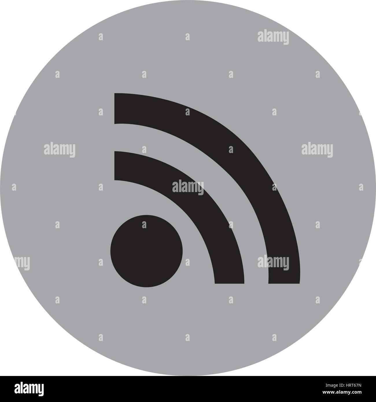 blue emblem sticker wifi icon Stock Vector Image & Art - Alamy