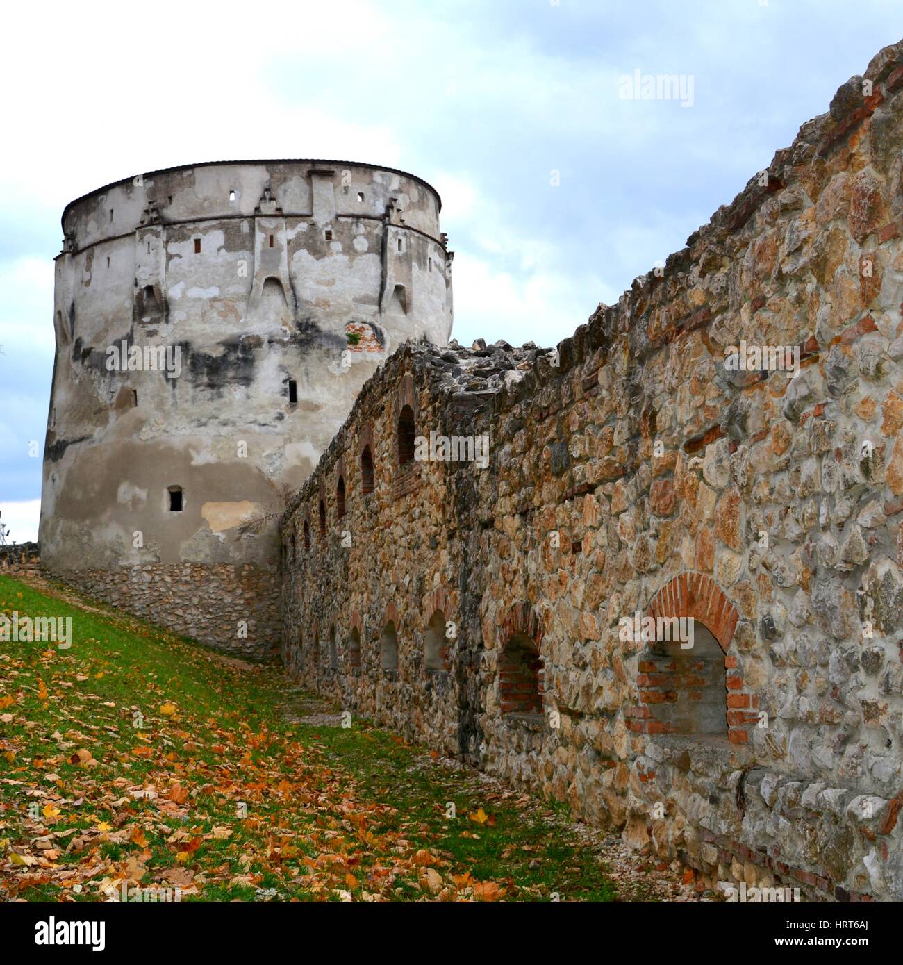 Typical urban landscape of the city Brasov, a town situated in ...