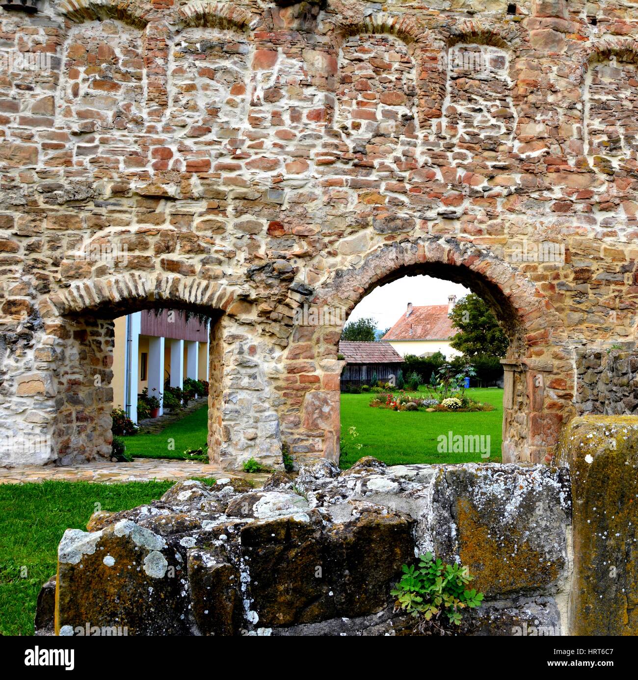 Ruins of medieval cistercian abbey Carta, in Transylvania, Romania ...