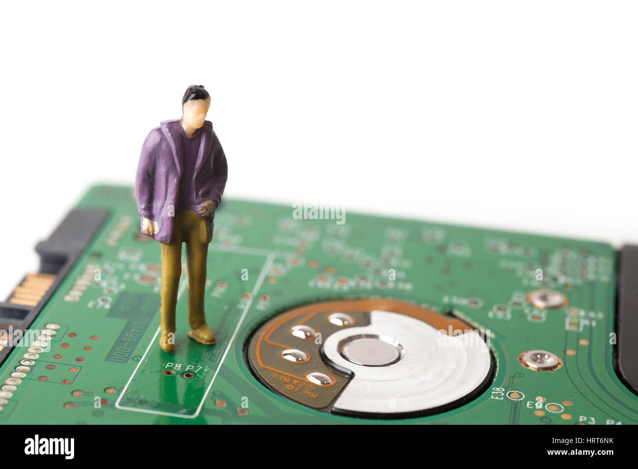 Man with hard drive hi-res stock photography and images - Alamy