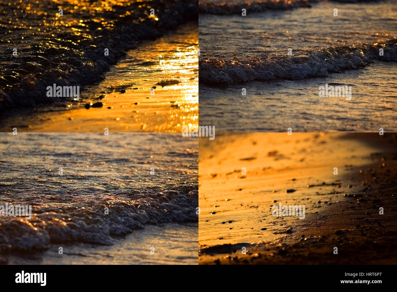 sun reflection on ocean waves. close up background Stock Photo - Alamy