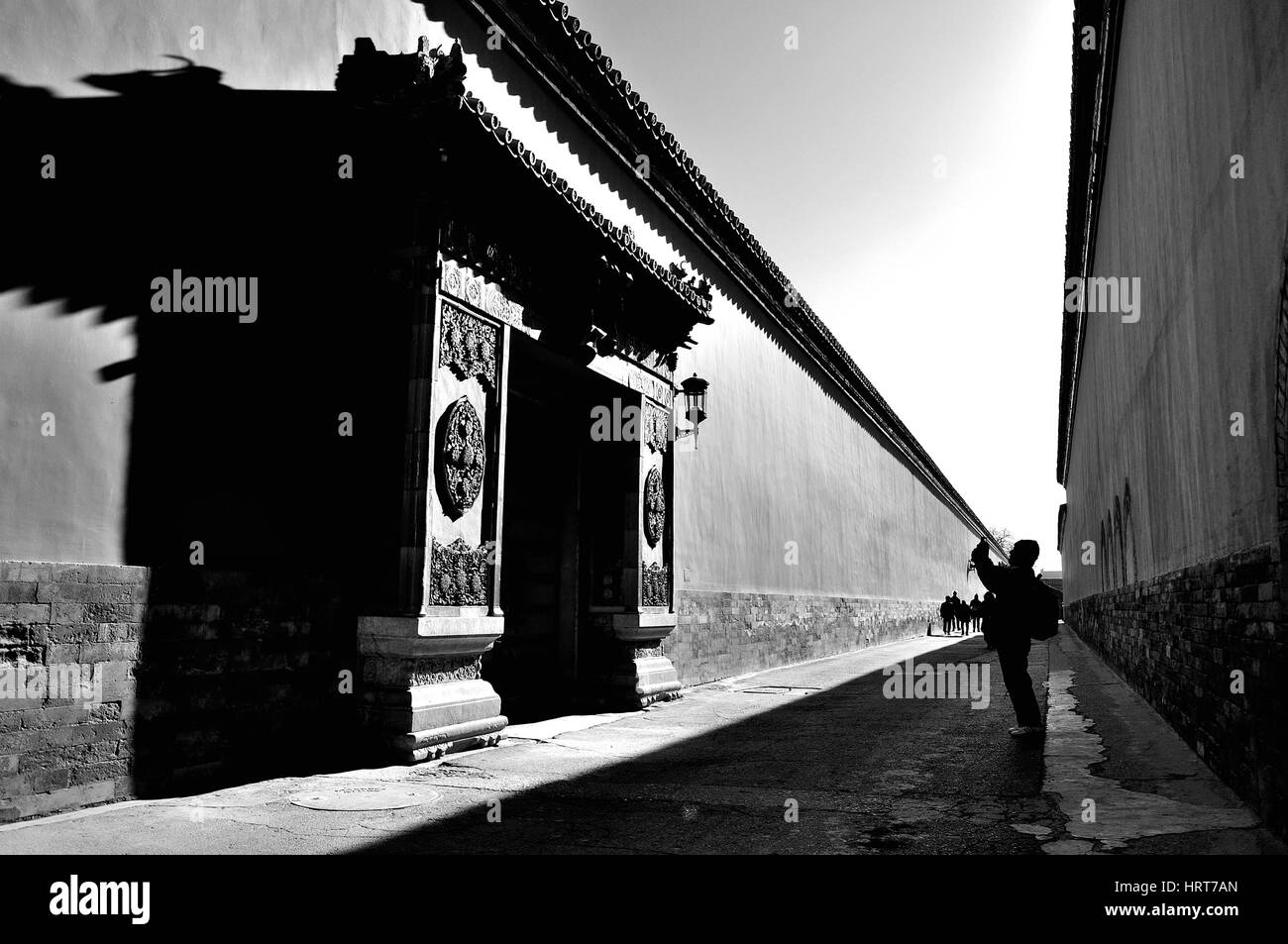 City heritage wall Black and White Stock Photos & Images - Alamy