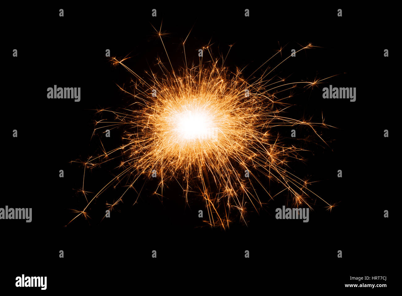 Fire sparkler on black hi-res stock photography and images - Alamy