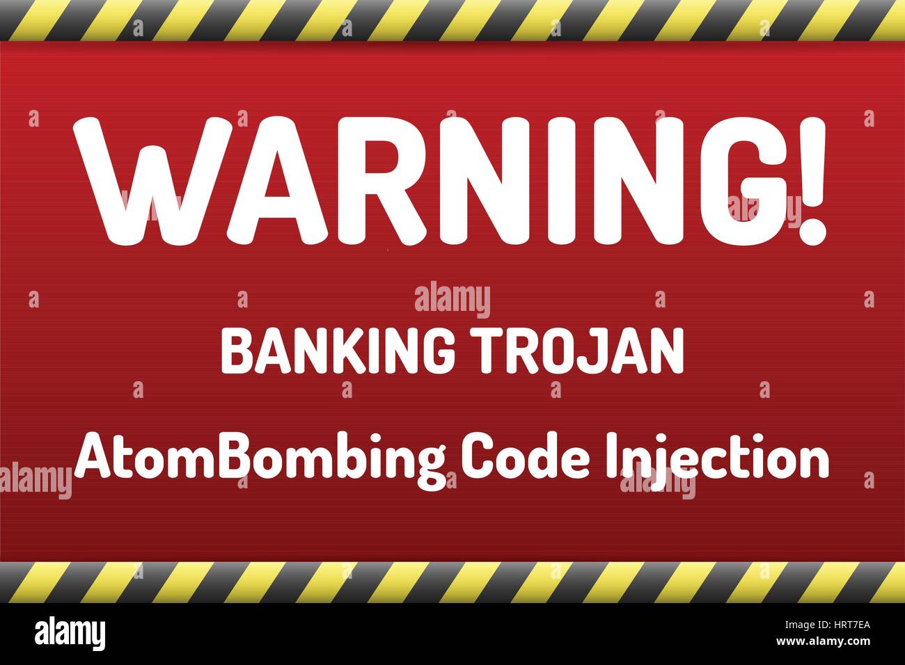 Banking trojan warning sign hi-res stock photography and images - Alamy