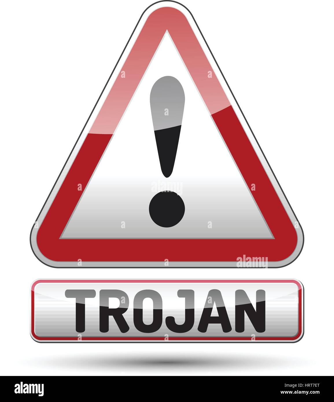 Intruder warning sign Stock Vector Images - Alamy