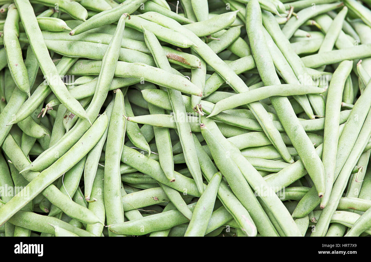Common green Beans background picture Stock Photo - Alamy