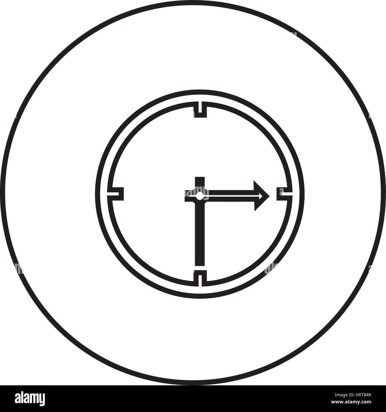 figure sticker clock icon Stock Vector Image & Art - Alamy