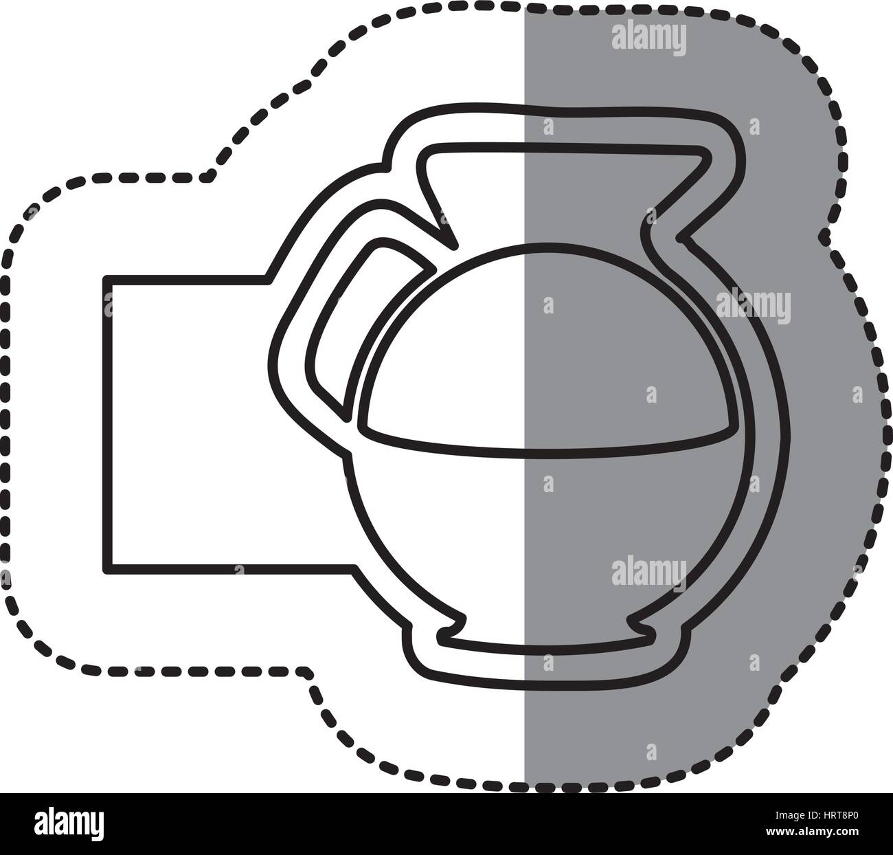 Pitcher pouring water Stock Vector Images - Alamy