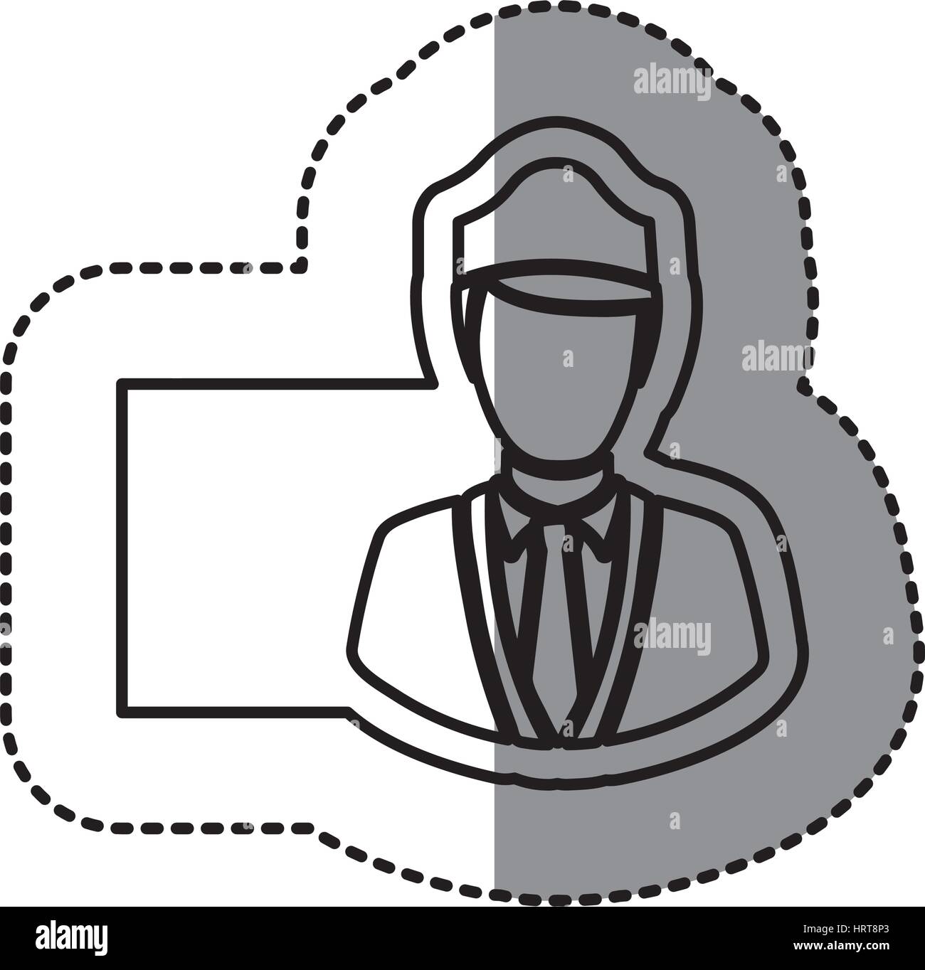 silhouette emblem guard person icon Stock Vector Image & Art - Alamy