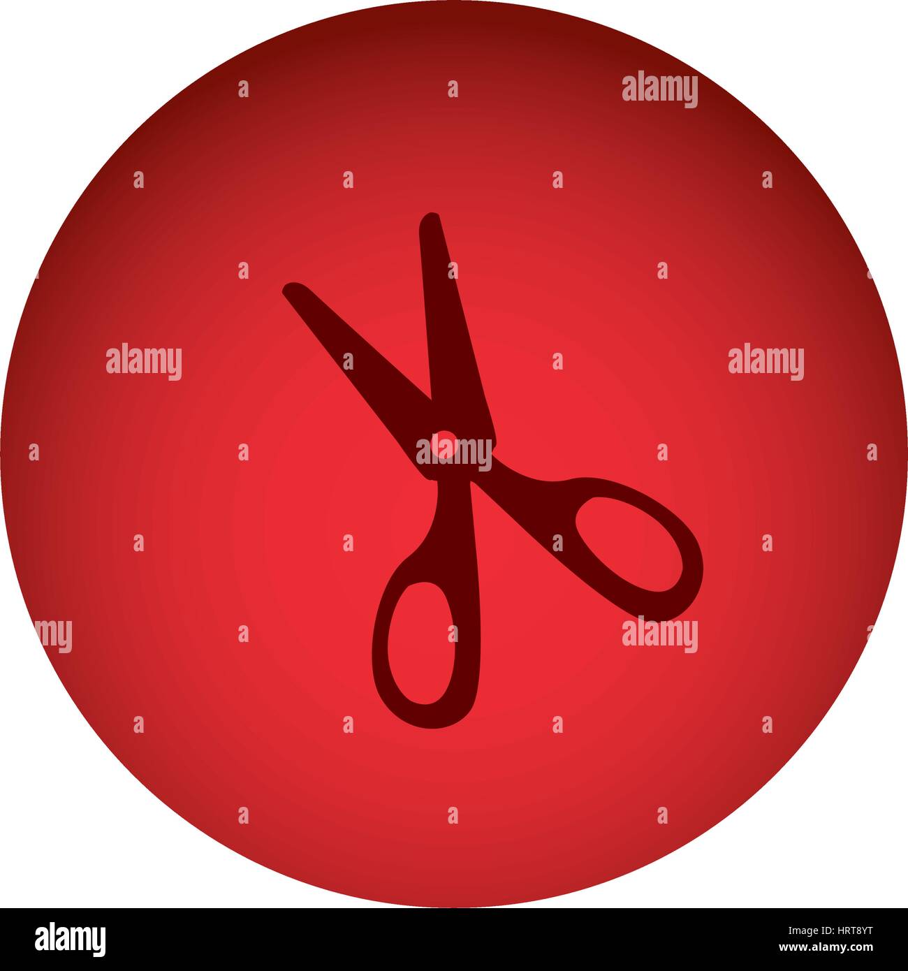 Red hair emblem Stock Vector Images - Alamy