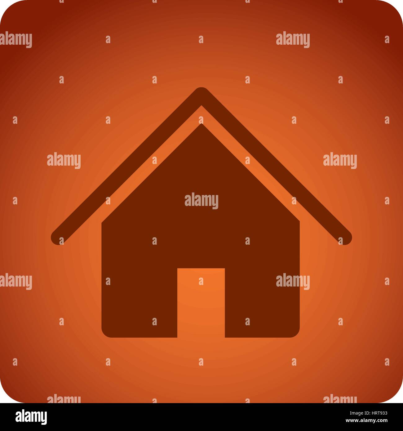 orange emblem house icon Stock Vector Image & Art - Alamy