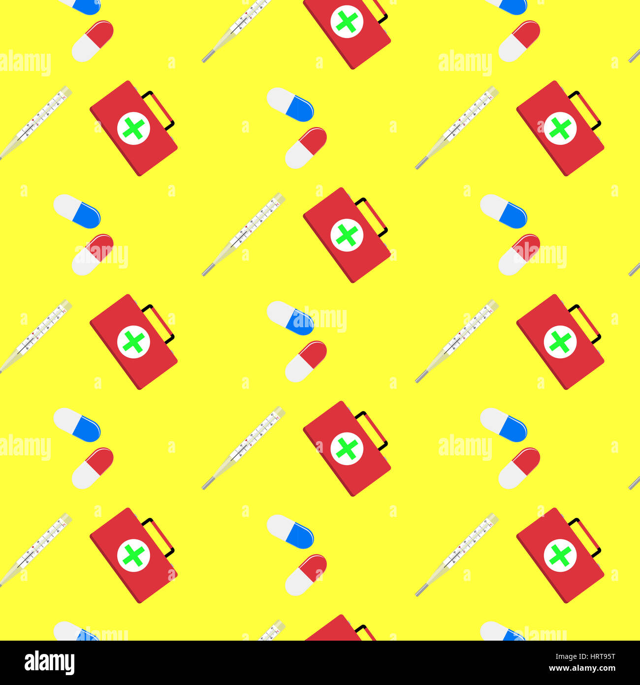 Hospital seamless pattern. Treatment and assistance, healthy service ...