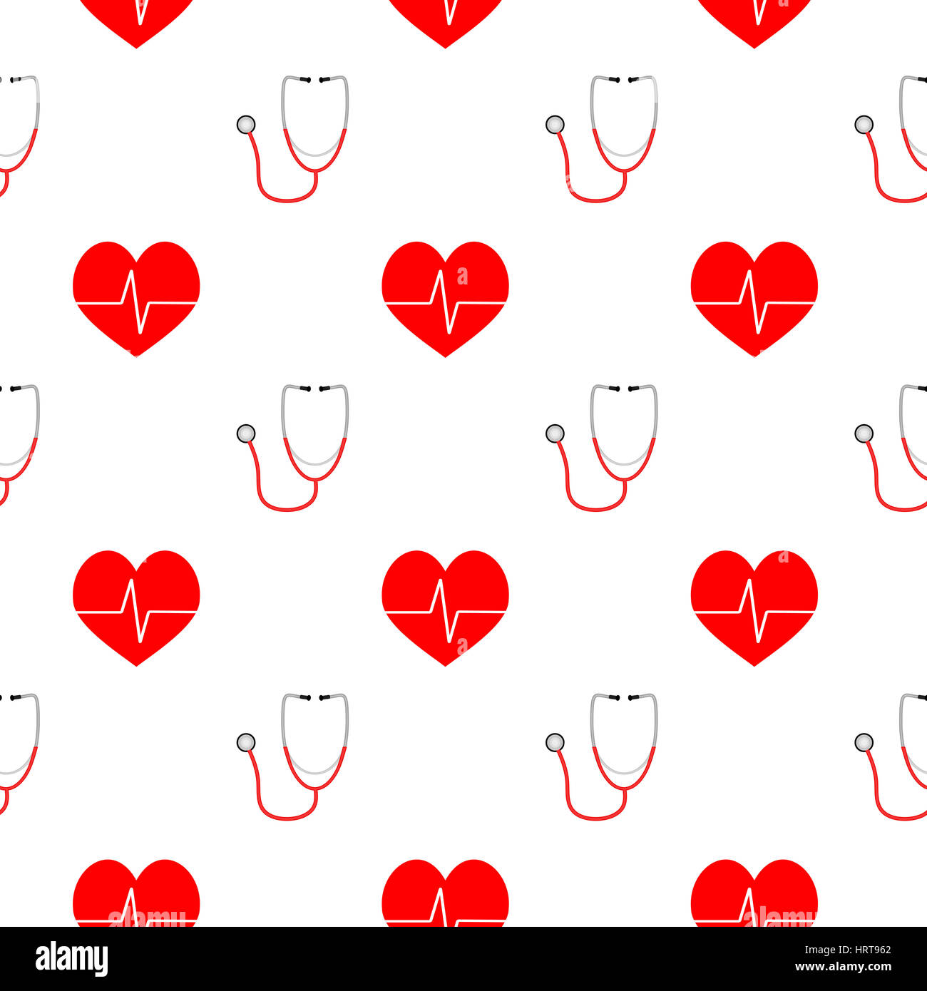 Help medicine background. Seamless pattern for cardio clinic or ...
