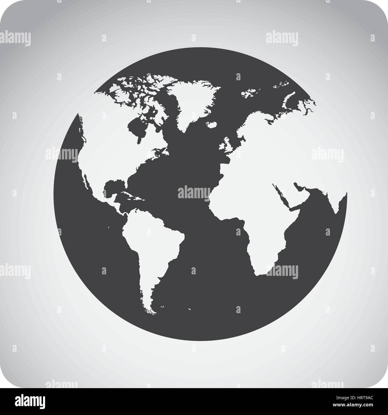 gray emblem earth planet icon Stock Vector Image & Art - Alamy
