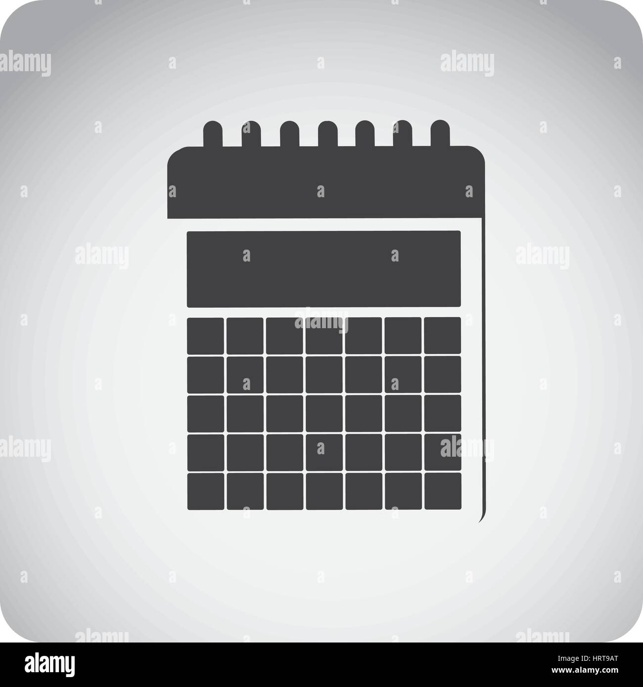 gray emblem calendar icon Stock Vector Image & Art - Alamy
