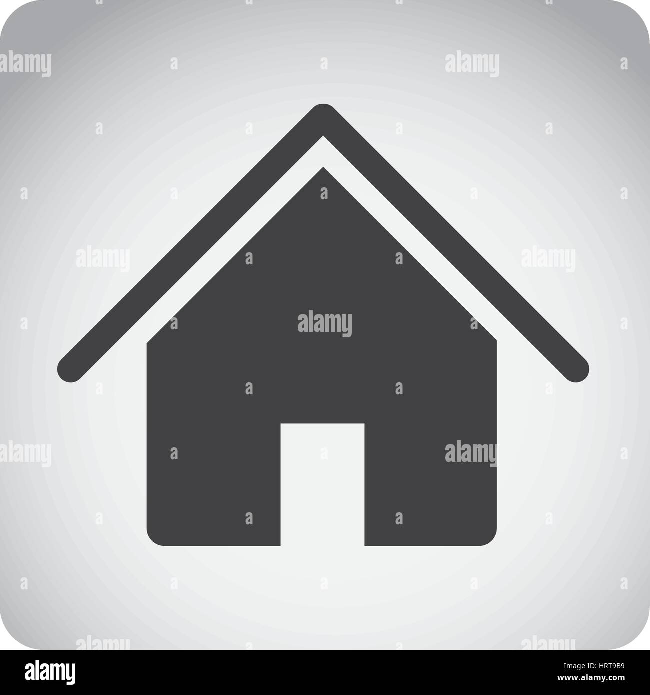 gray emblem house icon Stock Vector Image & Art - Alamy