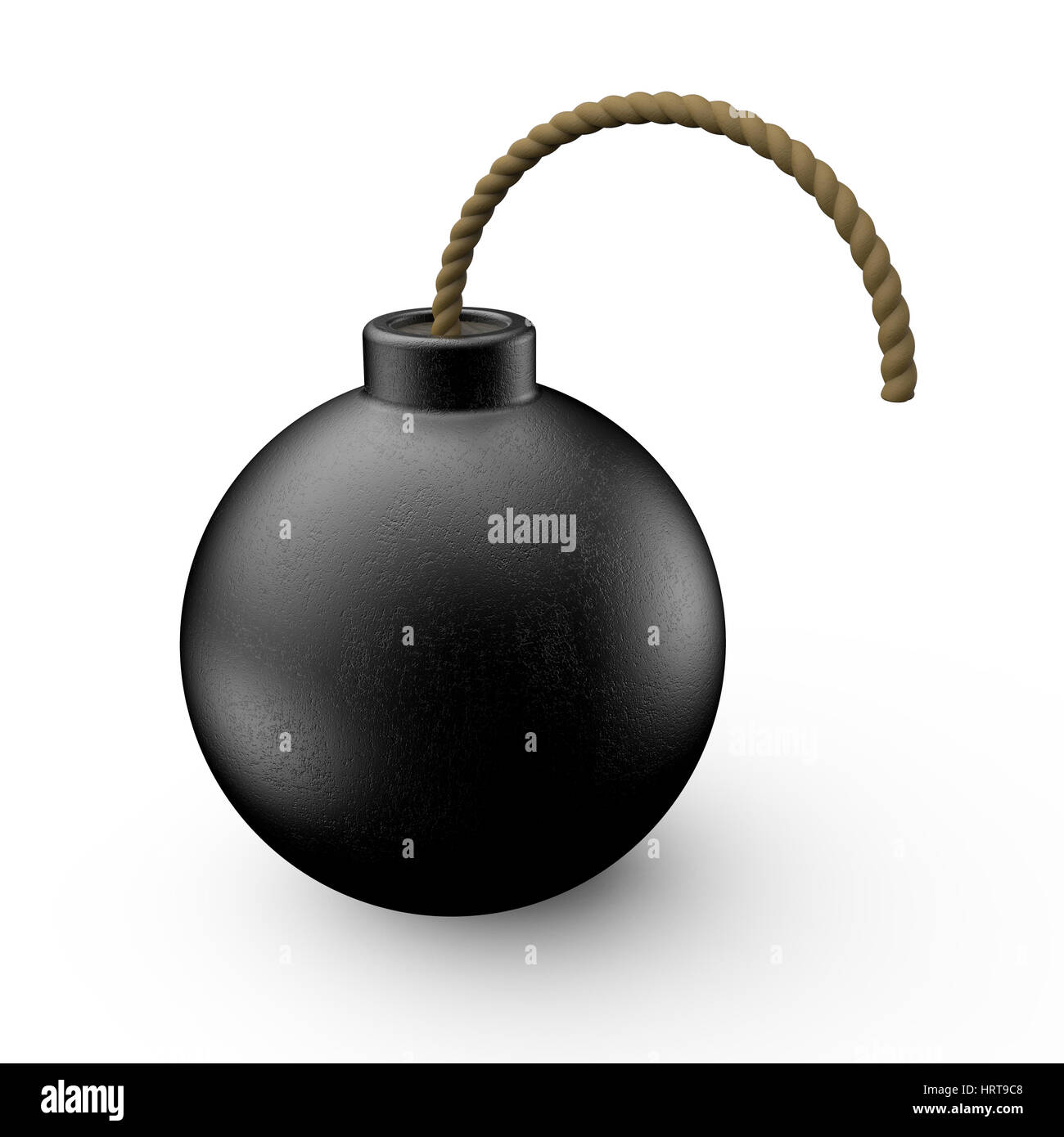 Bomb, dynamite on white background 3D rendering Stock Photo - Alamy