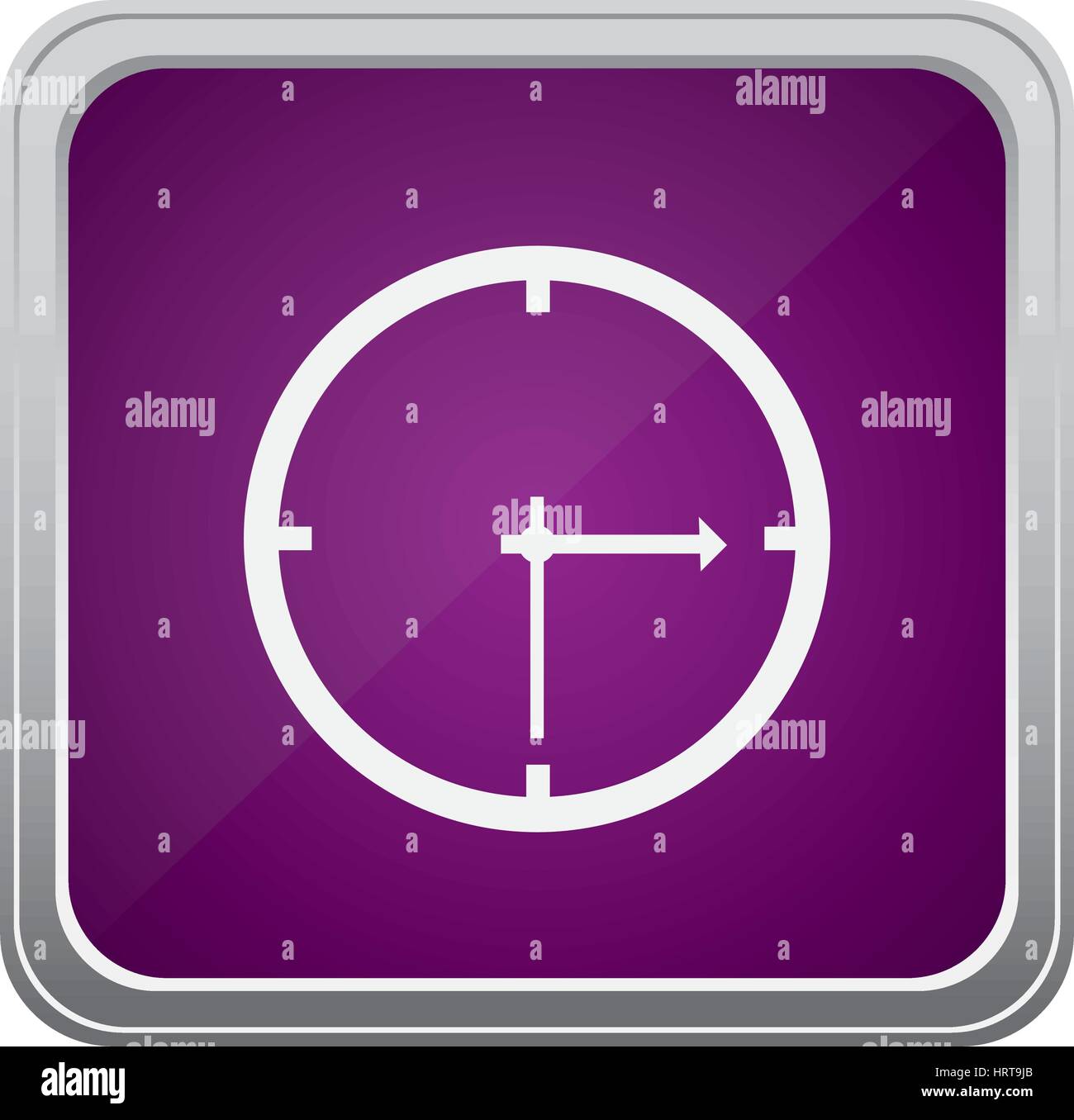 Clock gear flat art hi-res stock photography and images - Alamy