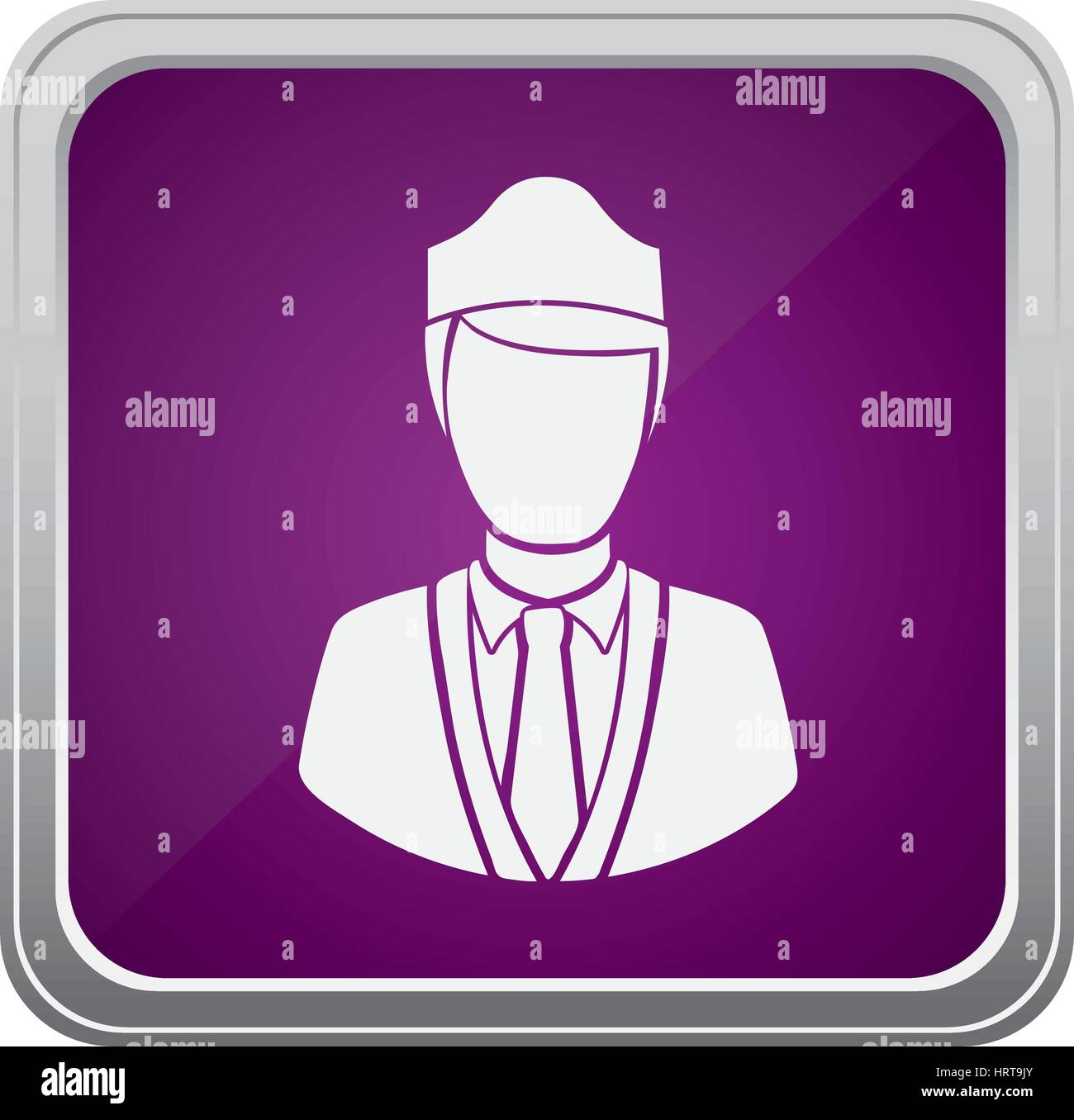 purple emblem guard person icon Stock Vector Image & Art - Alamy