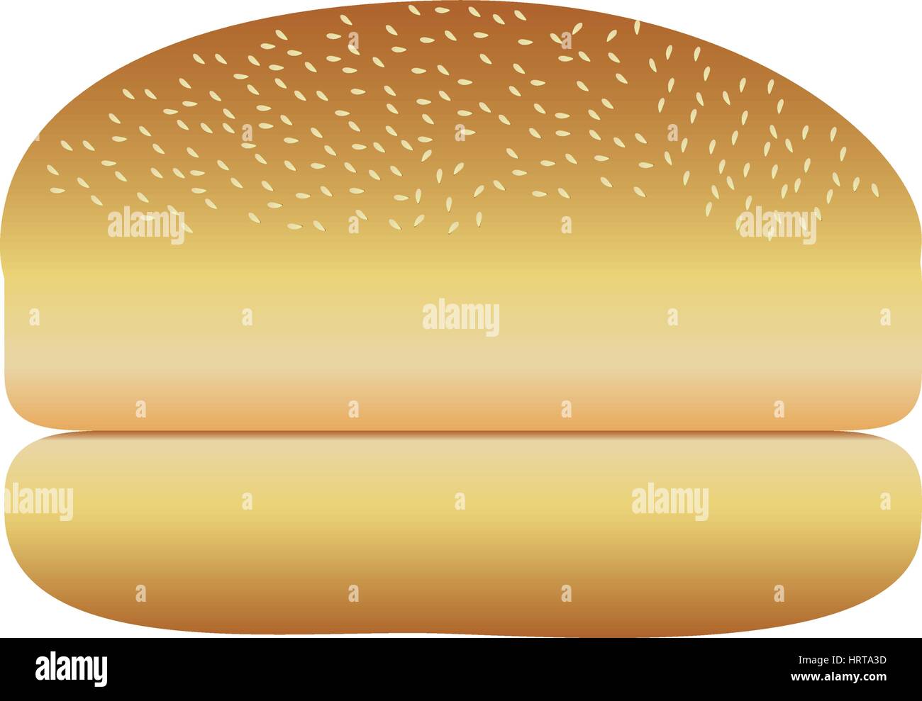 realistic picture bread hamburger icon food Stock Vector Image & Art ...