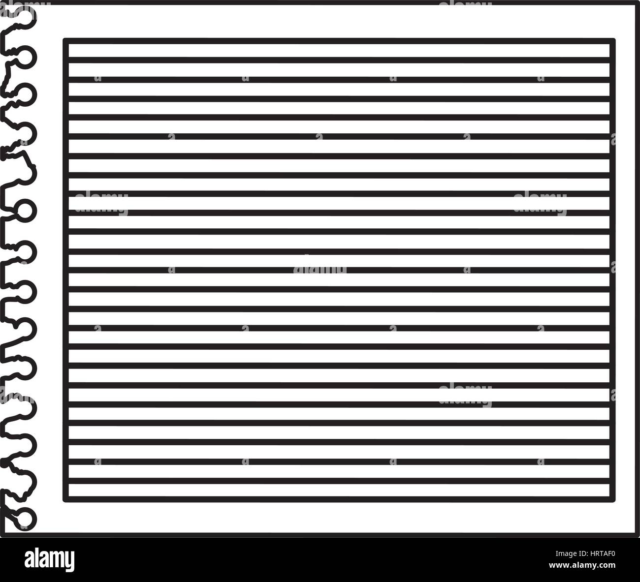 Striped notebook Stock Vector Images - Alamy