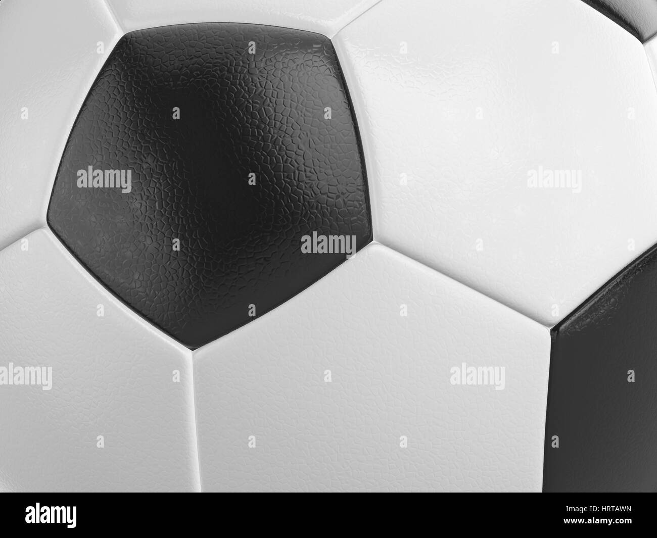 Soccer ball texture background. 3D illustration Stock Photo - Alamy
