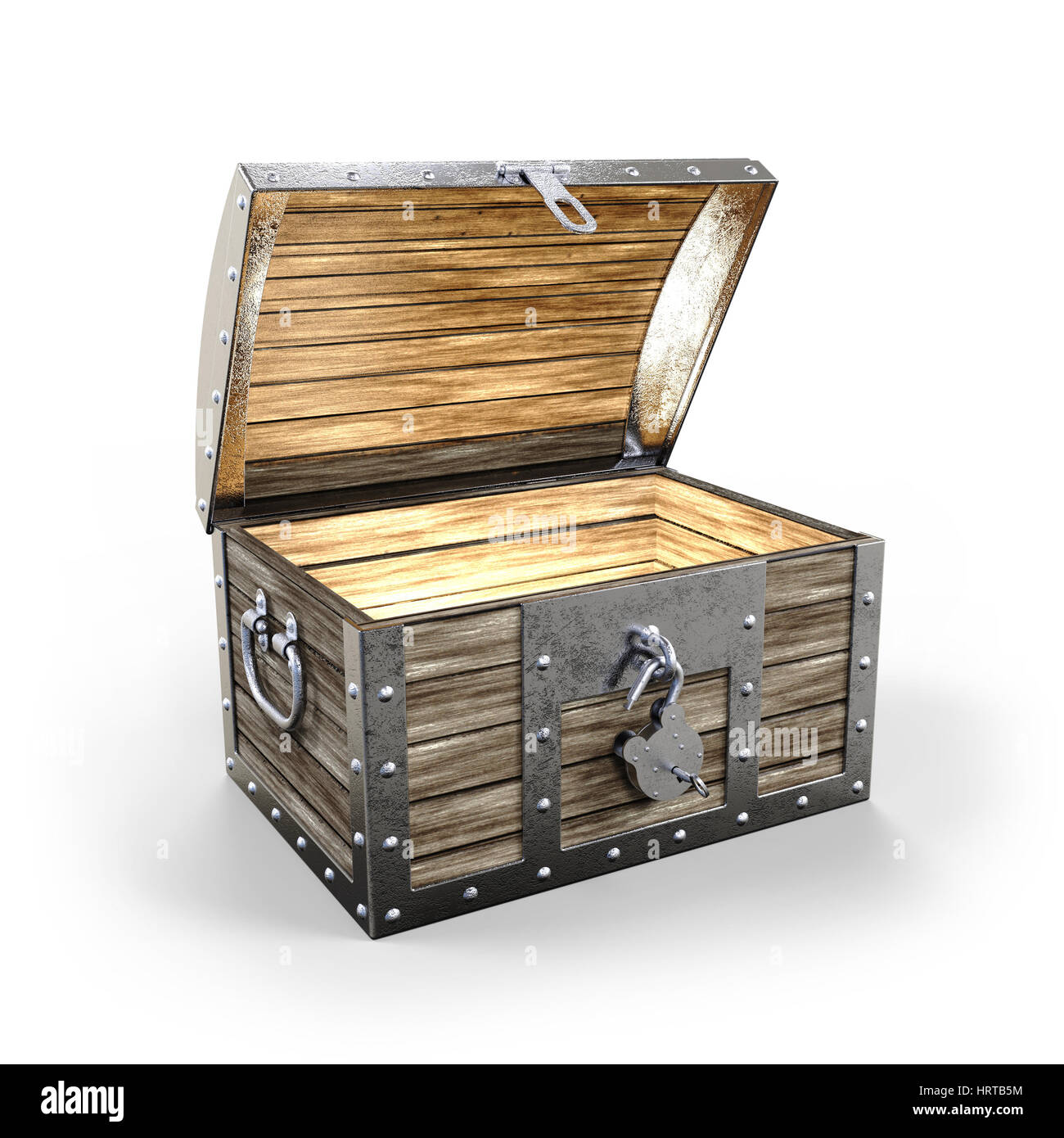 Open Empty Treasure Chest