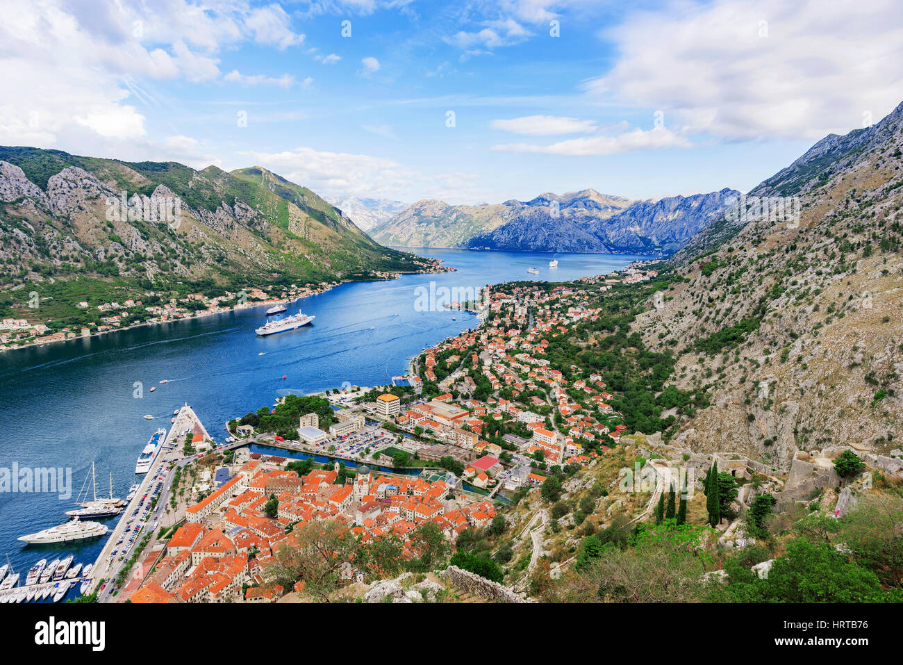 Kotor old town ruins hi-res stock photography and images - Alamy