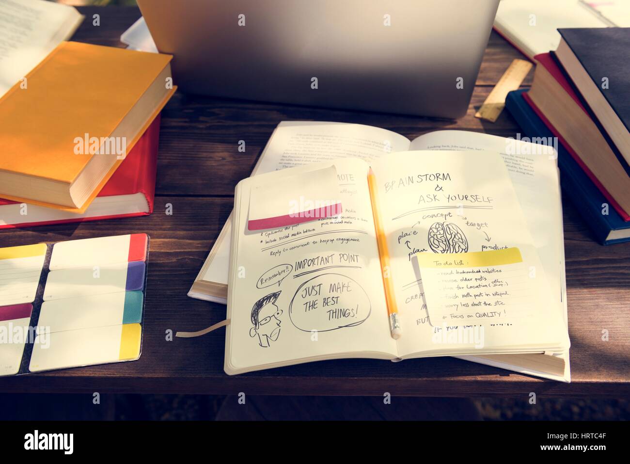 Workspace Workplace Project Object Stock Photo - Alamy