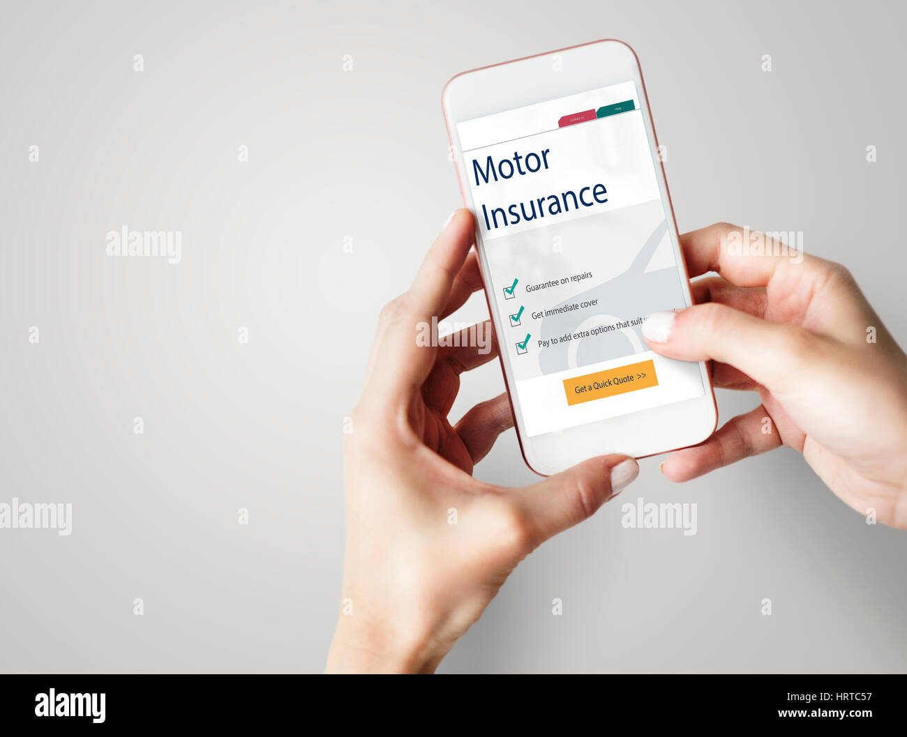Auto Insurance Vehicle Protection Concept Stock Photo - Alamy