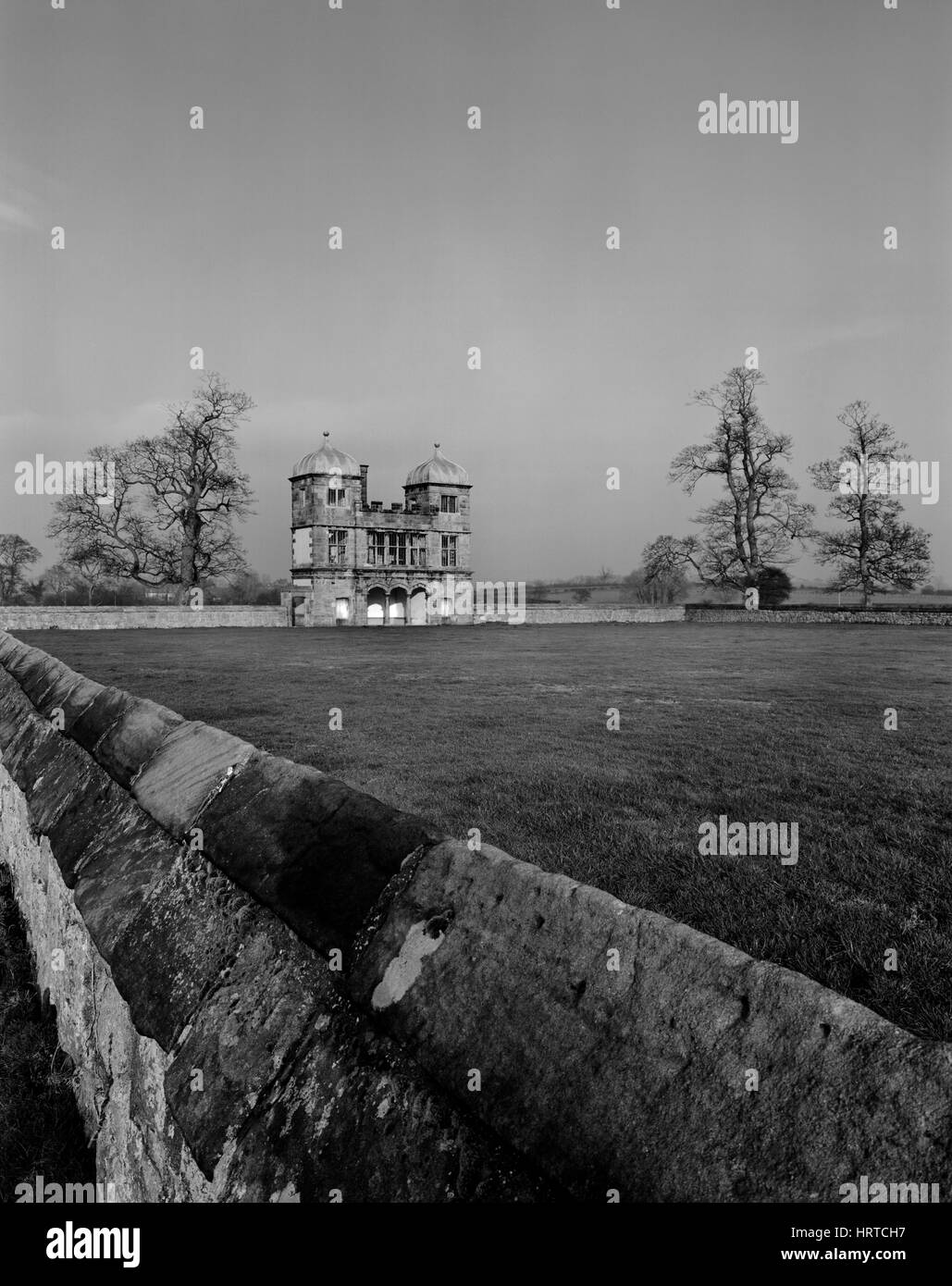 Swarkestone Pavilion, Derbyshire, a 'bowle alley house' finished 1632 ...