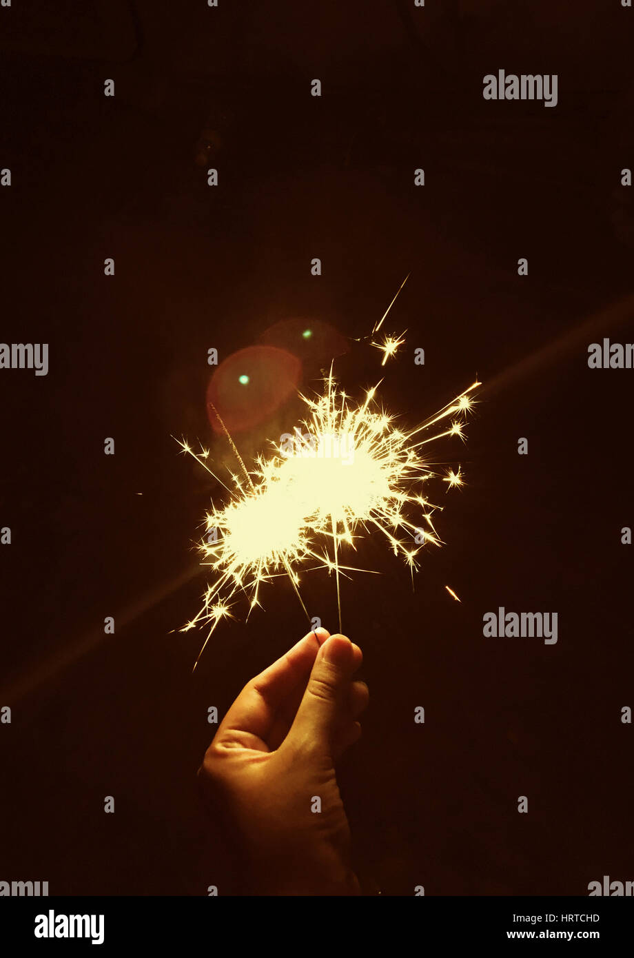 Bengal Fire Festive Firework Burn Stock Photo - Alamy