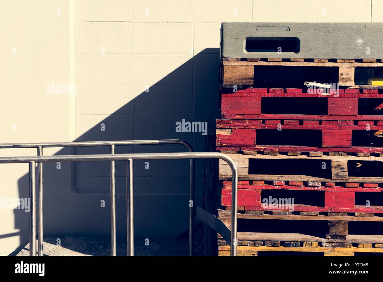 Wood Pallet Cargo Freight Industry Load Logistic Stock Photo - Alamy