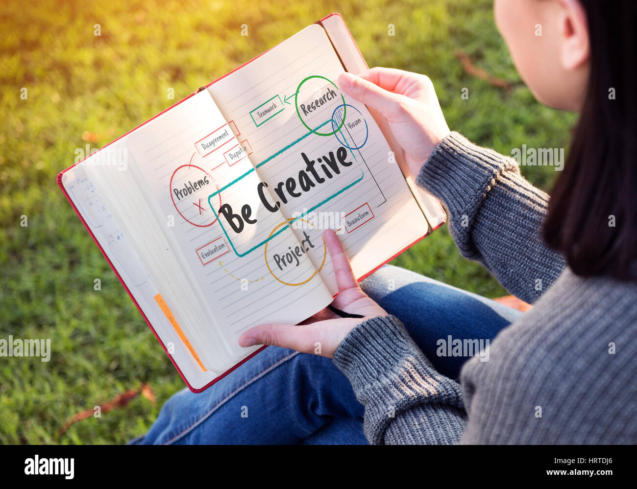Inspiration Creative Ideas Brainstorming Concept Stock Photo - Alamy