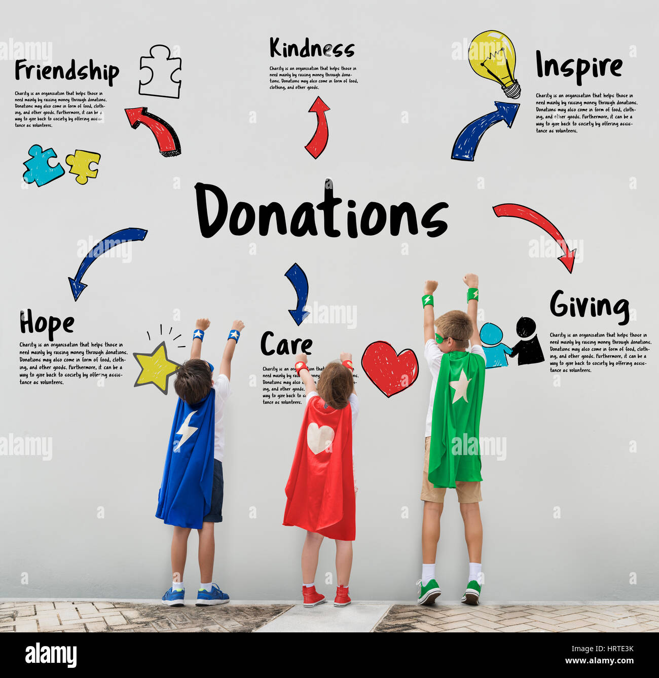 Charity Donations Help Support Giving Community Concept Stock Photo - Alamy