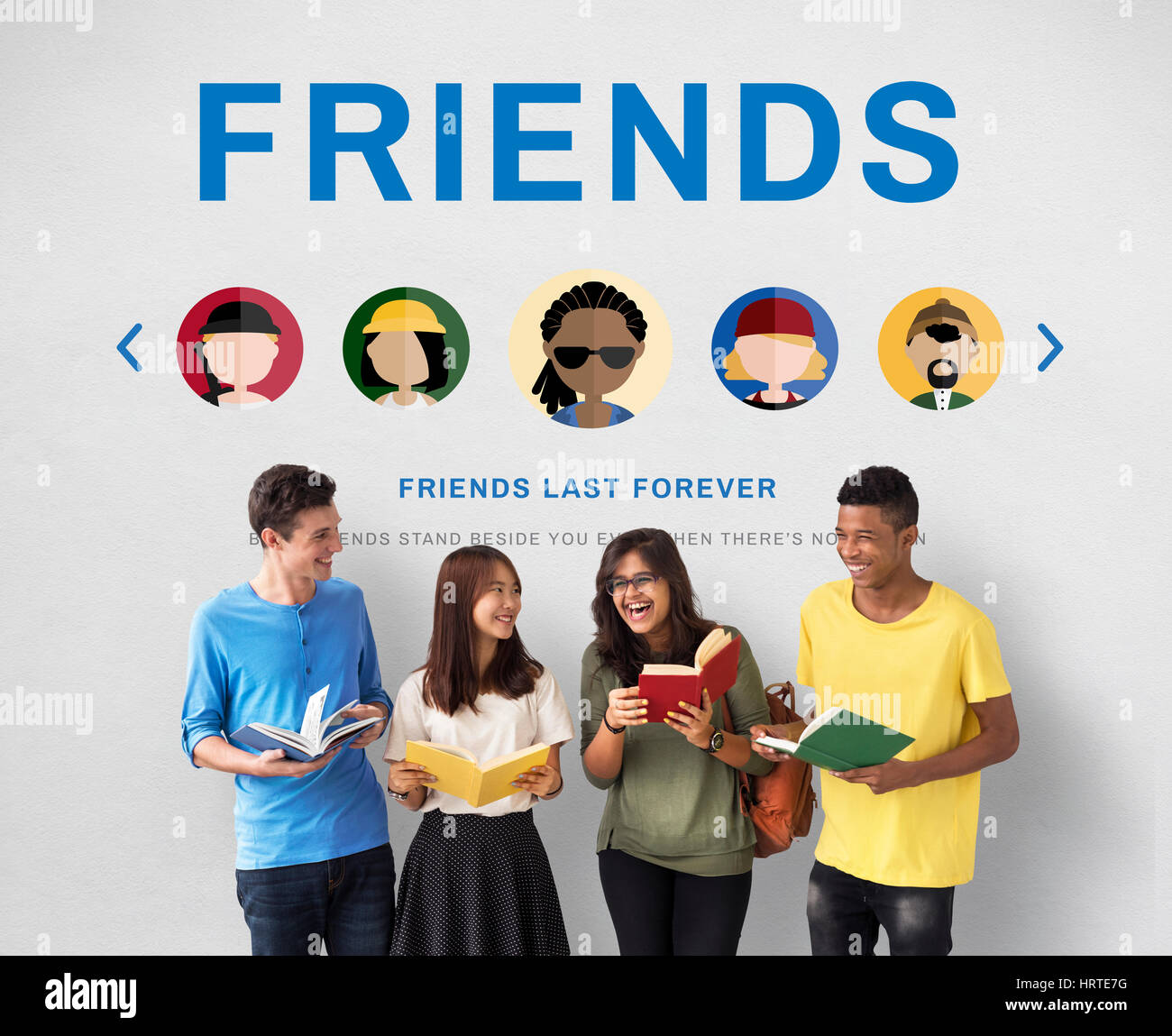 Friends Friendship Community Relationship Concept Stock Photo - Alamy