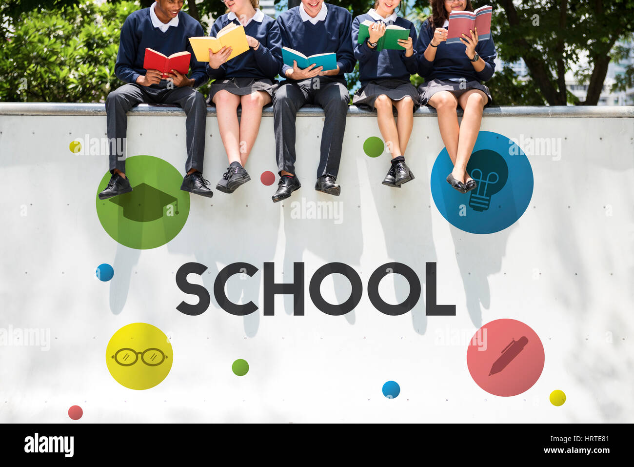 School Education Study Academics Knowledge Concept Stock Photo - Alamy