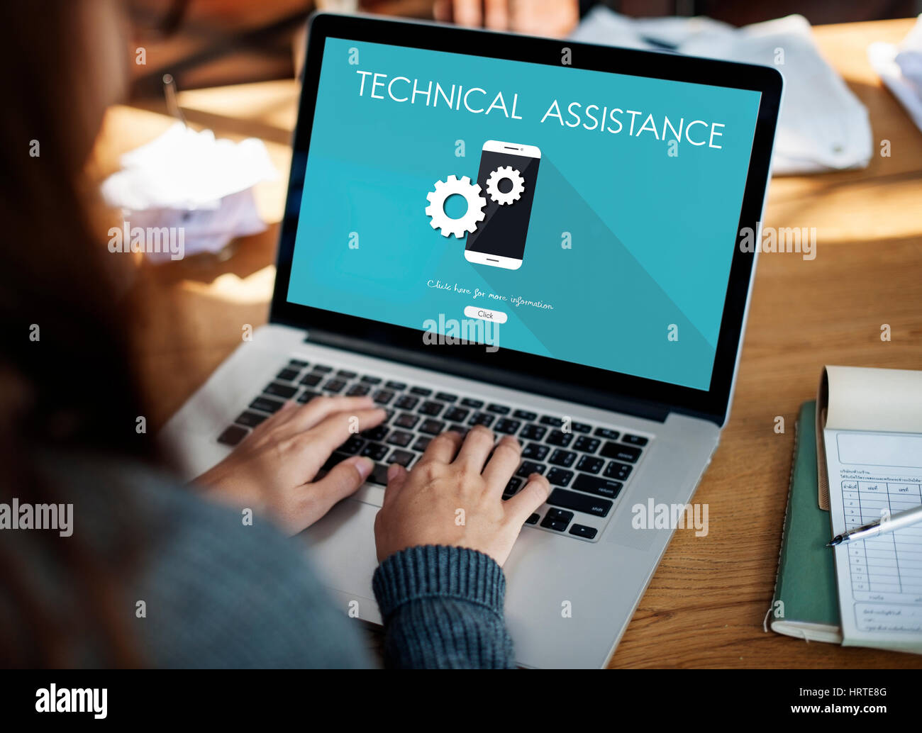 Technical Support Assistance Repair Concept Stock Photo - Alamy