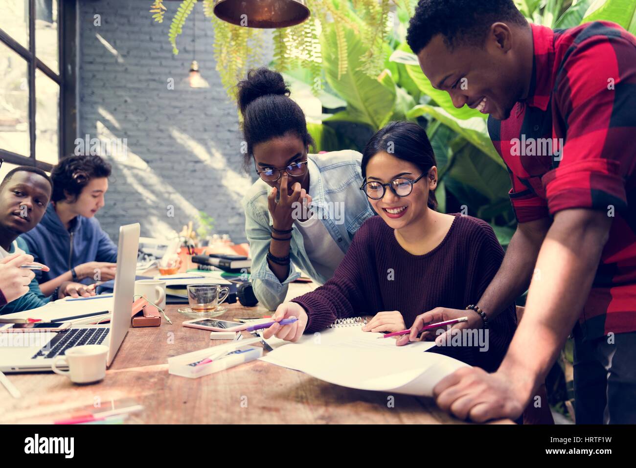 Friends People Group Teamwork Diversity Stock Photo - Alamy