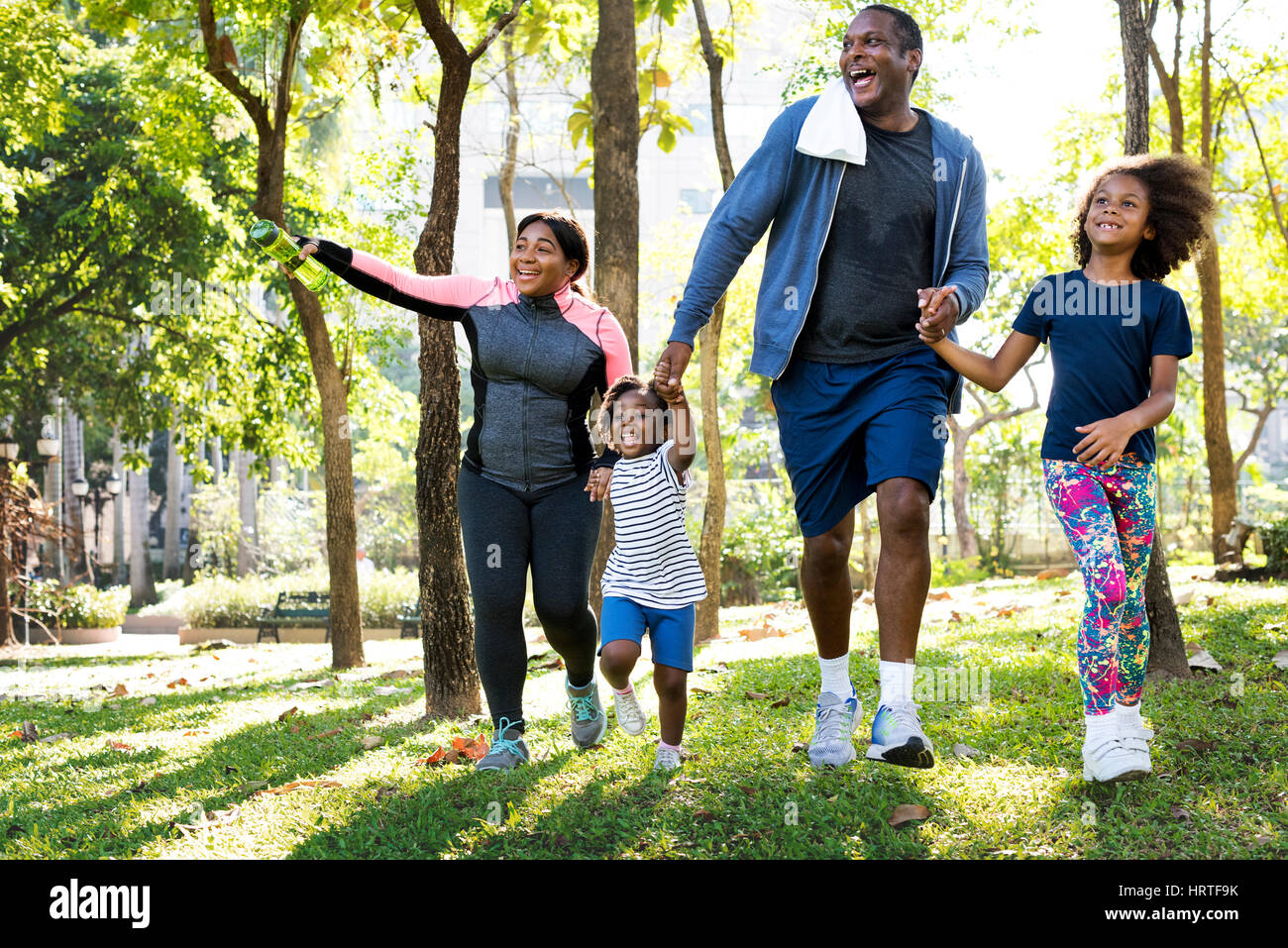 Exercise Activity Family Outdoors Vitality Healthy Stock Photo - Alamy