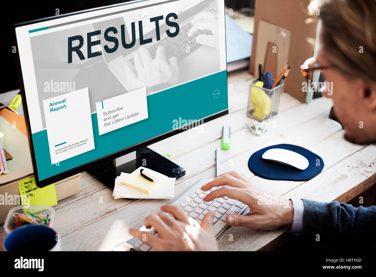Results Statistic Research Data Analysis Concept Stock Photo - Alamy