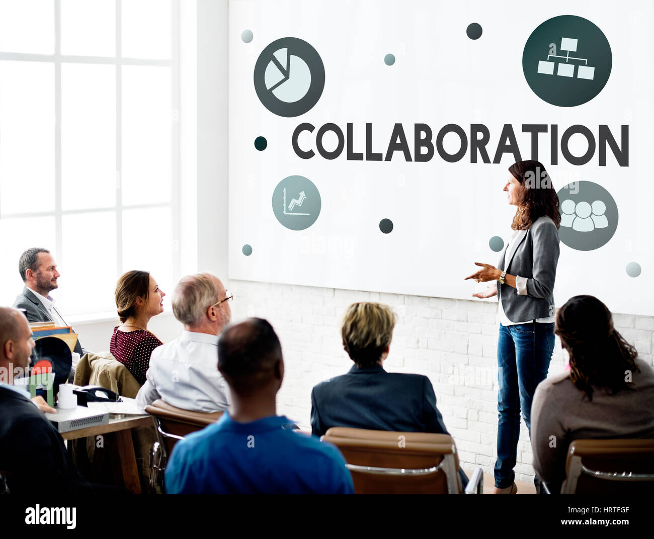 Collaboration Creative Process Marketing Strategy Concept Stock Photo ...